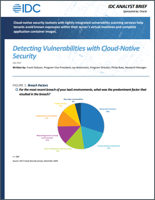 IDC: Detecting Vulnerabilities with Cloud-Native Security – WisdomInterface