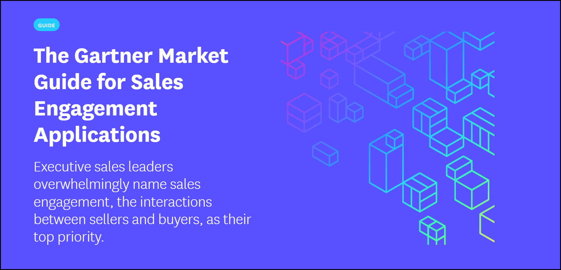 November 2021 Gartner® Market Guide for Sales Engagement Applications ...