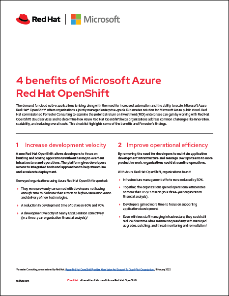 4 benefits of Microsoft Azure Red Hat OpenShift – Wisdom Interface 4 benefits of Microsoft Azure Red Hat OpenShift – Wisdom Interface