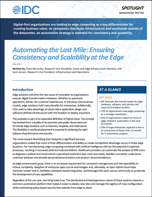 Automating the last mile: Ensuring consistency and scalability ... Automating the last mile: Ensuring consistency and scalability ...