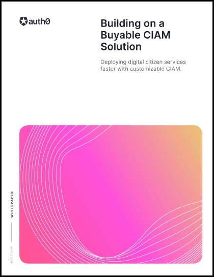 Building on a Buyable CIAM Solution – WisdomInterface