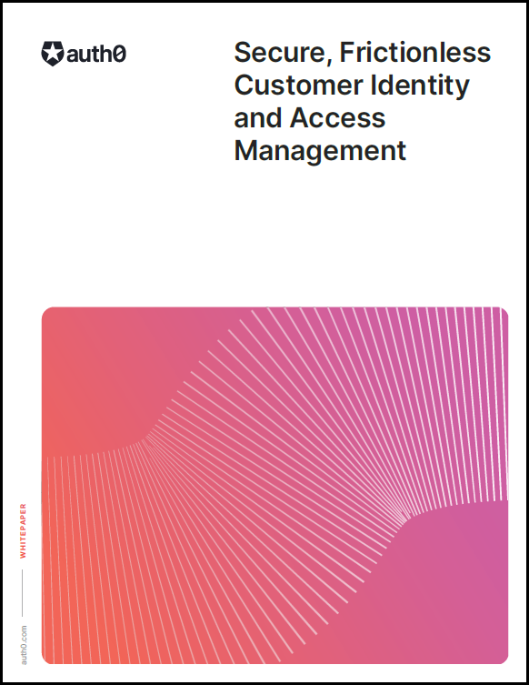 Secure Frictionless Customer Identity And Access Management