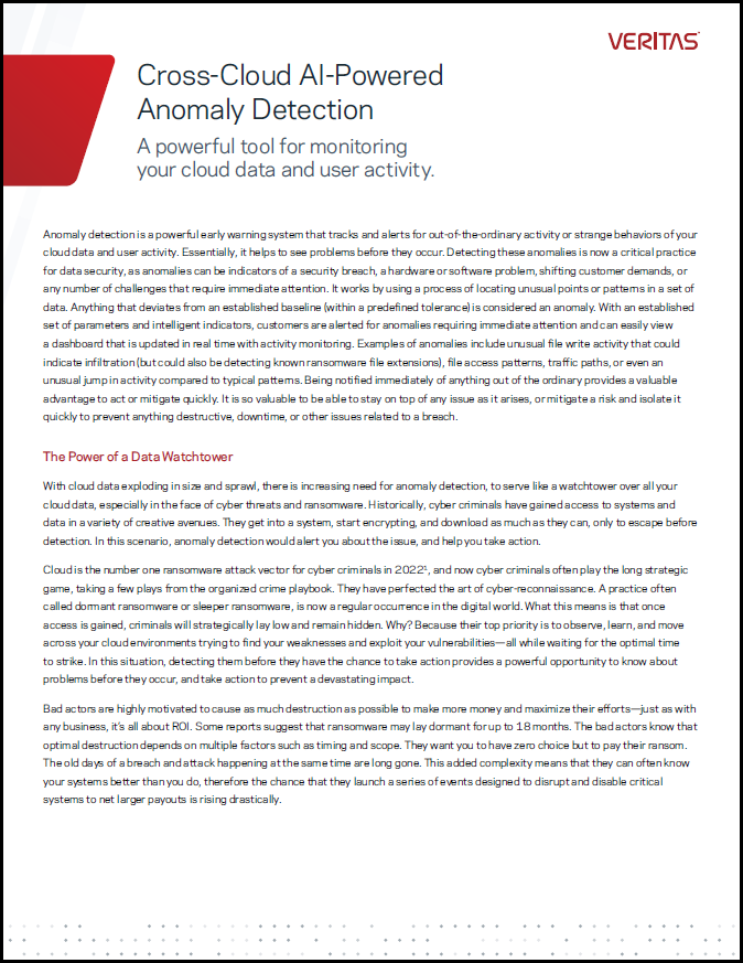 Cross Cloud Al Powered Anomaly Detection Wisdom Interface