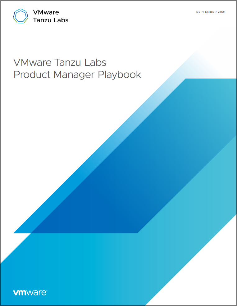 VMware Tanzu Labs Product Manager Playbook – WisdomInterface