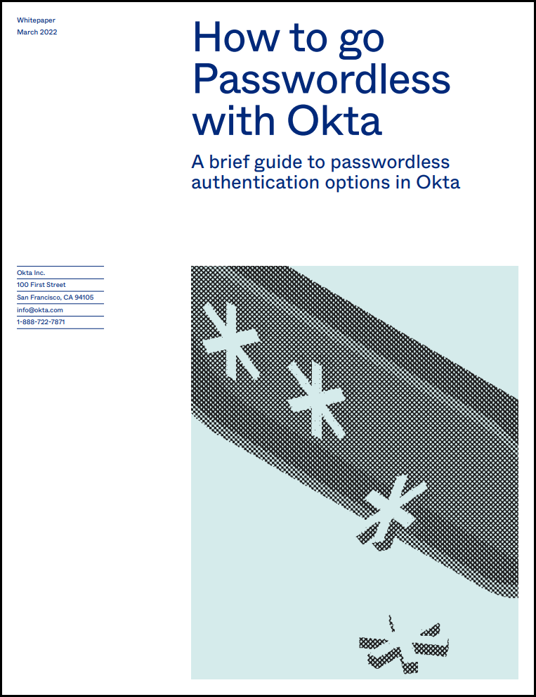 How to go passwordless with Okta – WisdomInterface