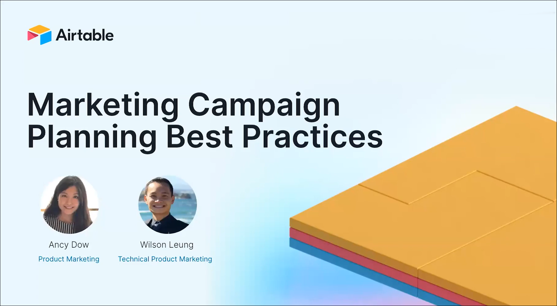 Marketing Campaign Planning Best Practices Webinar – WisdomInterface