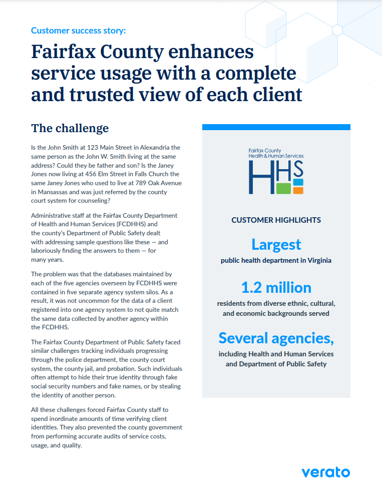 Customer success story: Fairfax County enhances service usage with a ...