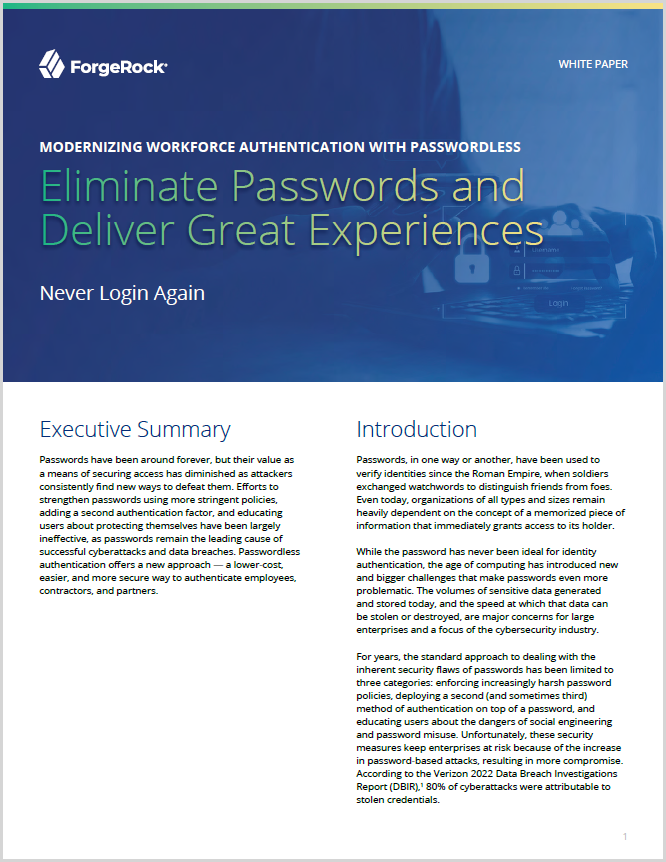 Eliminate Passwords and Deliver Great Experiences – WisdomInterface