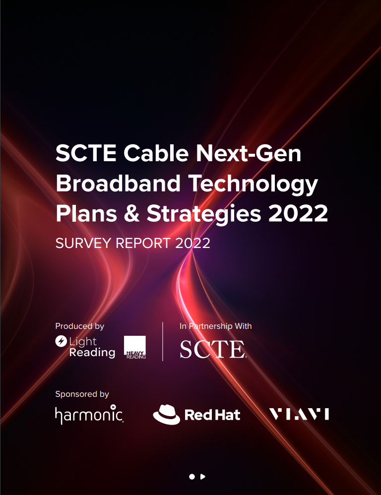 SCTE Cable Next-Gen Broadband Technology Plans & Strategies 2022 – Wisdom Interface