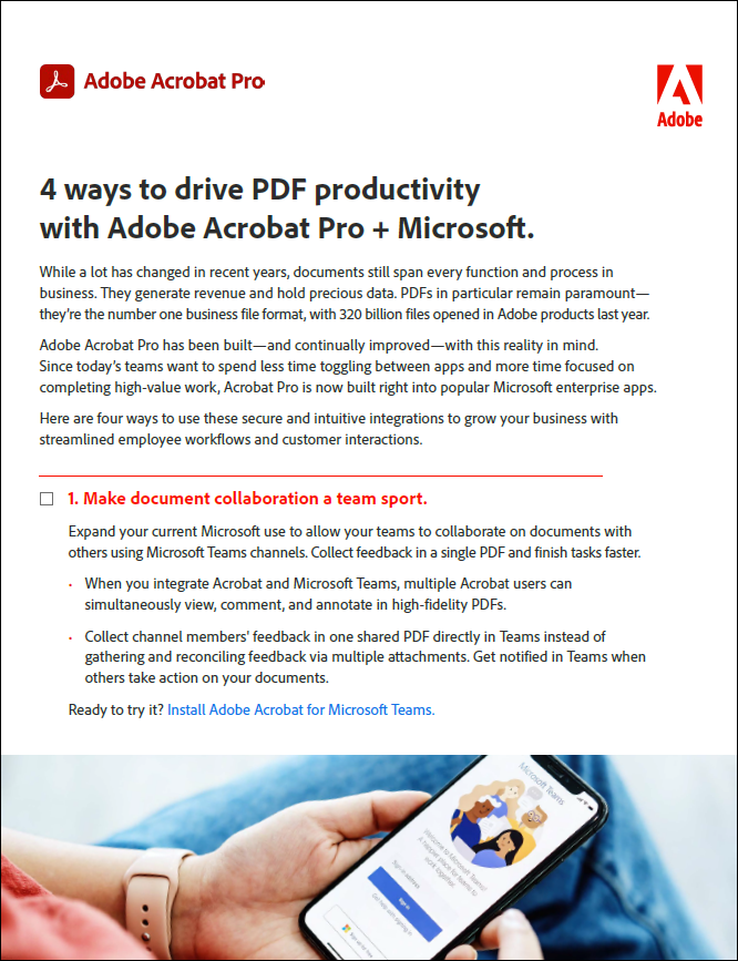 4 Ways to Drive PDF Productivity with Adobe Acrobat Pro + Microsoft ...