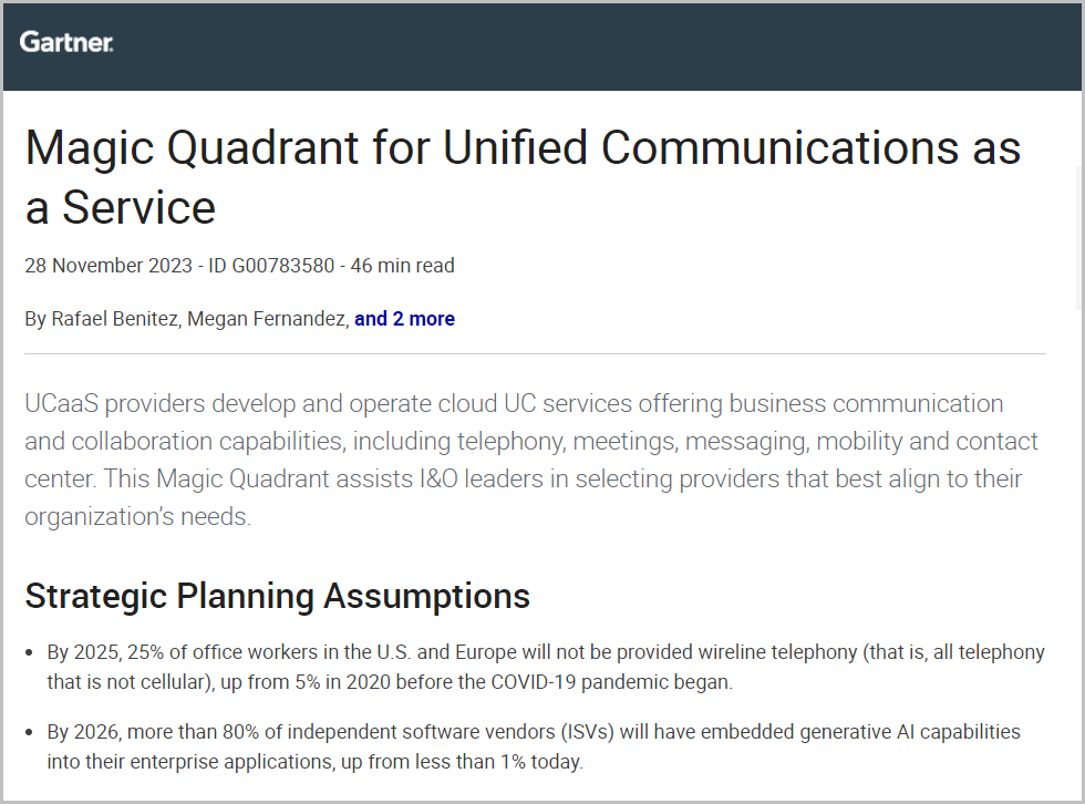 Zoom: A Leader in the 2023 Gartner® Magic Quadrant™ for UCaaS ...
