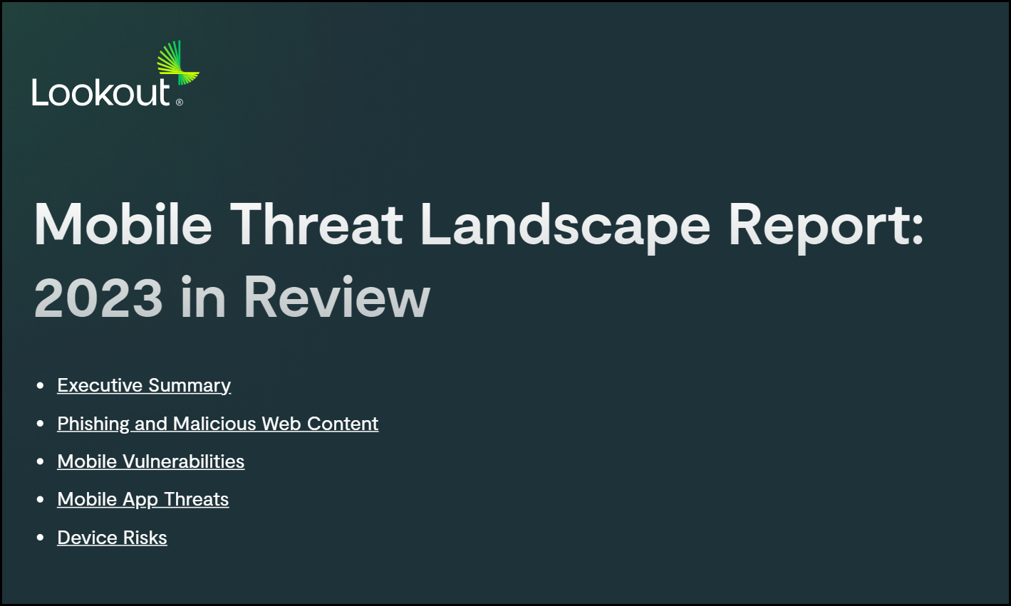 Mobile Threat Landscape Report – WisdomInterface