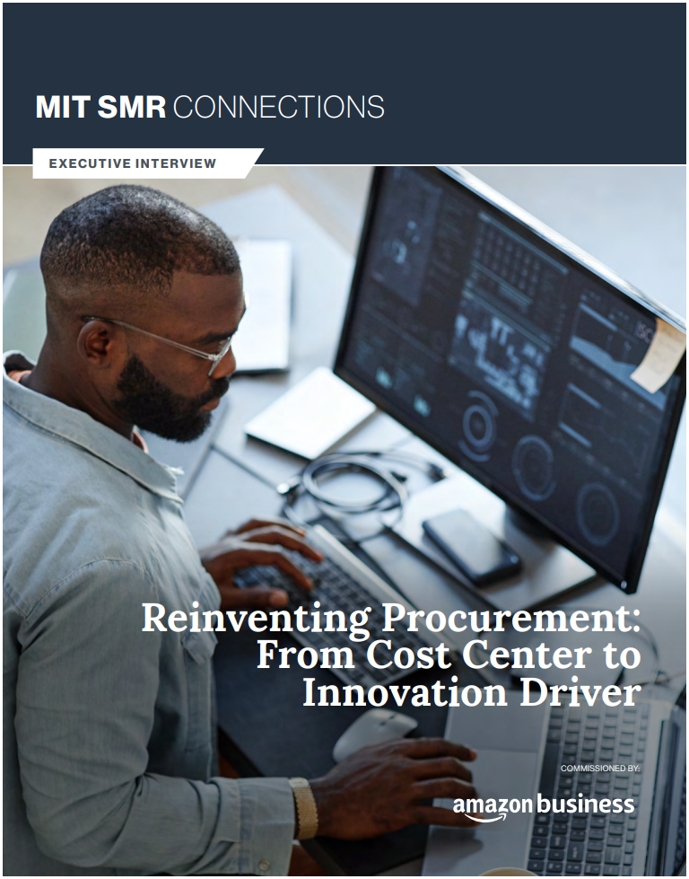 Reinventing Procurement: From Cost Center to Innovation Driver ... Reinventing Procurement: From Cost Center to Innovation Driver ...